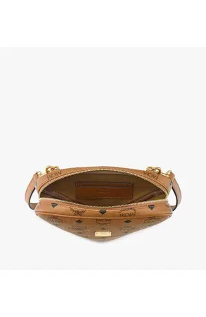 Mcm Visetos Monogram Tambourine Pouch