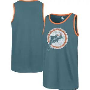 '47 Miami Dolphins Premier Franklin Tank Top - Aqua