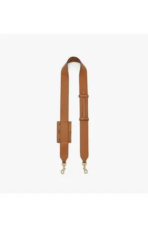 Mcm Aren Shoulder Strap With Pouch In Visetos Monogram