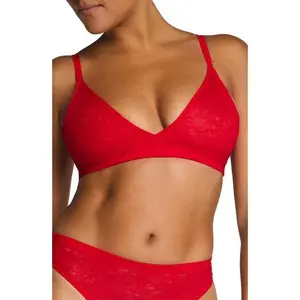 Spanx Spanxsupersmooth® Day To Date Night Lace Bralette - Spanx Red