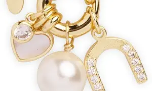 Argento Vivo Paperclip Charm Necklace