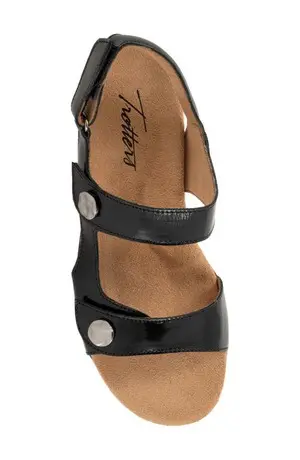 Trotters Romi Sandal - Black 2