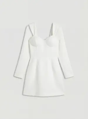 Coast Fit And Flare Mini Wedding Dress