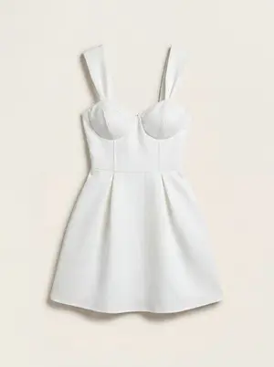 Coast Fit And Flare Mini Wedding Dress