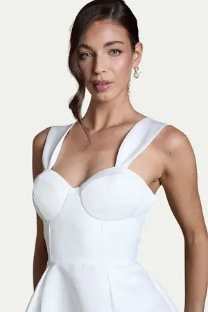 Coast Fit And Flare Mini Wedding Dress