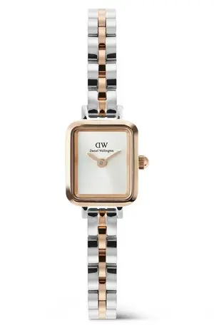 DANIEL WELLINGTON Quadro Mini Arch Bracelet Watch - Silverone