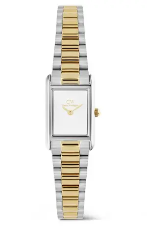 DANIEL WELLINGTON Bound Mini Tank Bracelet Watch - Silver-tone