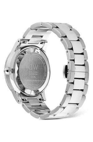 DANIEL WELLINGTON Stainless Steel Gmt Bracelet Watch - Silver-tone