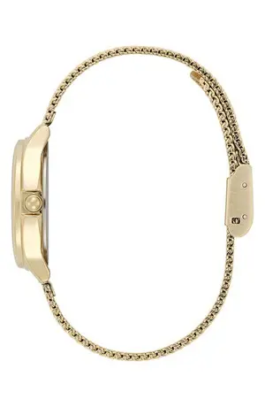 OLIVIA BURTON Classic Bee Mesh Strap Watch
