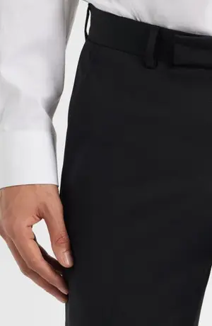 ALLSAINTS Ryder Slim Fit Stretch Wool Tuxedo Pants