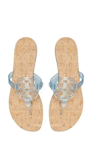 Tory Burch Miller Jelly Thong Sandal - Pale Blue