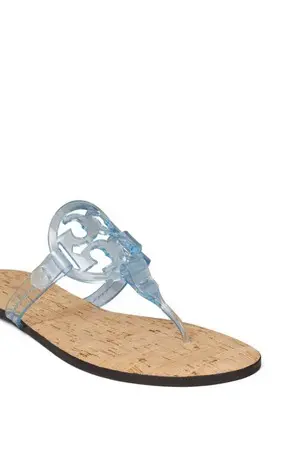 Tory Burch Miller Jelly Thong Sandal - Pale Blue