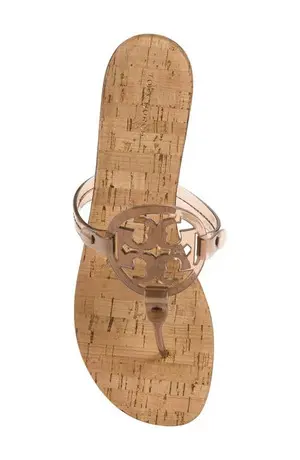 Tory Burch Miller Jelly Thong Sandal - Soft Brown