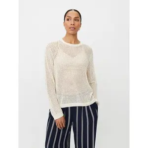MASAI COPENHAGEN Open Knit Sweater - Whitecap