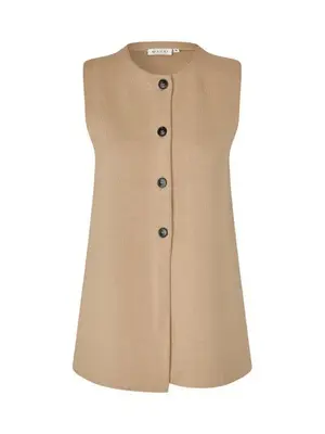 MASAI COPENHAGEN Malinbine Longline Sleeveless Cardigan