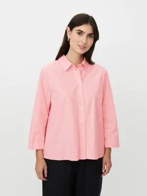 MASAI COPENHAGEN Maisalina Striped 3/4 Sleeve Shirt - Rosebloom