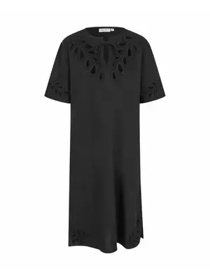 MASAI COPENHAGEN Manoretta Cutwork Detail Midi Dress