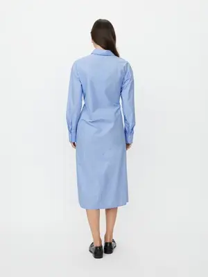 MASAI COPENHAGEN Maneylora Wrap Midi Shirt Dress