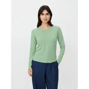 MASAI COPENHAGEN Striped Long Sleeve T-shirt - Mint Green