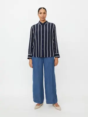 MASAI COPENHAGEN Striped Button-up Shirt