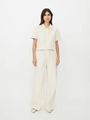 MASAI COPENHAGEN Cropped Shirt With Patch Pockets