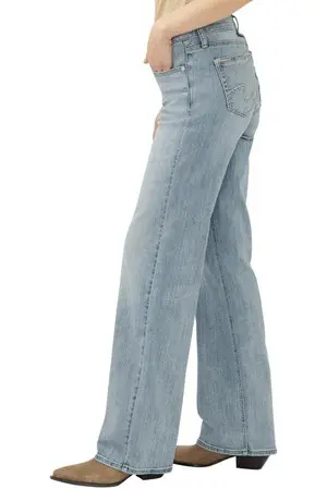 SILVER JEANS CO. Elyse Baggy Straight Leg Jeans