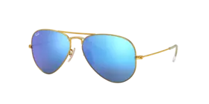 RAY-BAN Ray-Ban Aviator Sunglasses With Flash Lenses
