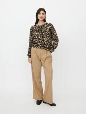 MASAI COPENHAGEN Malika Leopard Print Cardigan