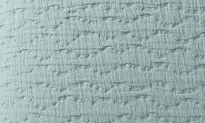 COYUCHI Pescadero Organic Cotton Matelassé Pillow Sham - Tidal