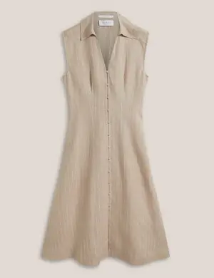 HOBBS LONDON Charlize Button-front Midi Dress