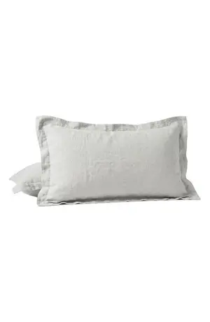 COYUCHI Relaxed Organic Linen Pillow Sham - Fog