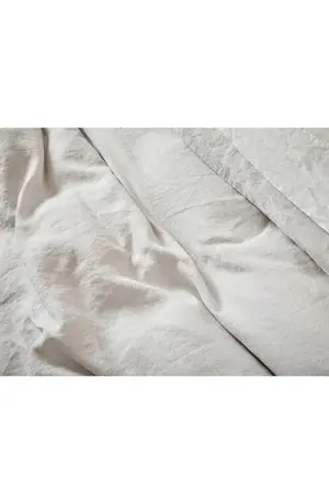 COYUCHI Relaxed Organic Linen Pillow Sham - Fog