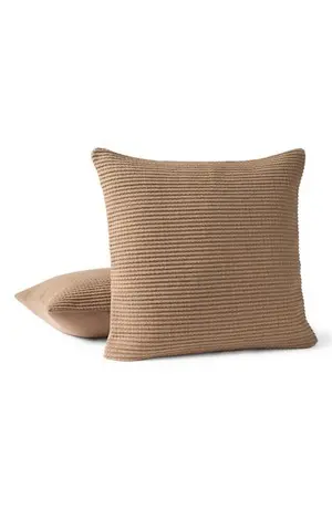 COYUCHI Marshall Organic Cotton Pillow Cover - Doe