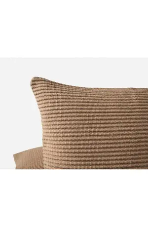 COYUCHI Marshall Organic Cotton Pillow Cover - Doe