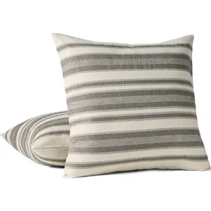 COYUCHI Serrano Organic Cotton Pillow Cover - Espresso