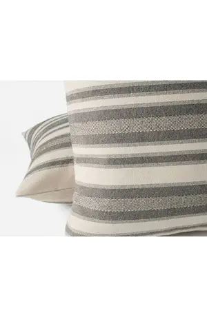 COYUCHI Serrano Organic Cotton Pillow Cover - Espresso