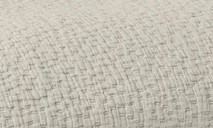 COYUCHI Cascade Organic Cotton Matelassé Blanket - Stone