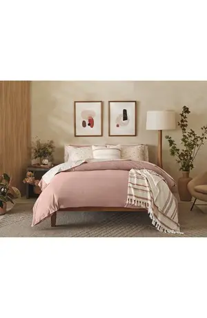 COYUCHI Crinkled Organic Cotton Percale Sheet Set
