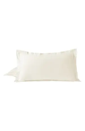 COYUCHI Cloud Soft Organic Cotton Sateen Sham - Undyed