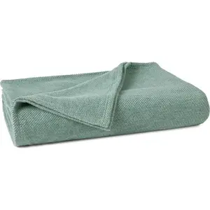 COYUCHI Sequoia Washable Organic Cotton Throw - Fern