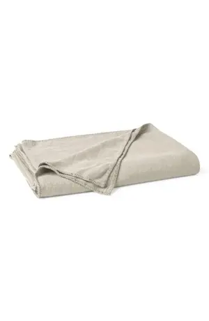 COYUCHI Helena Organic Linen Blanket - Sand