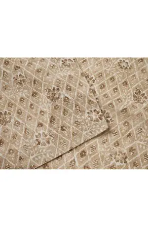 COYUCHI Coral Bell Print Table Runner - Chestnut