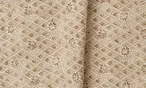 COYUCHI Coral Bell Print Table Runner - Chestnut
