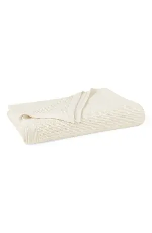 COYUCHI Linea Organic Cotton Knit Blanket - Undyed