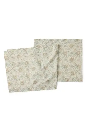 COYUCHI Coral Bell Table Runner - Sand/chestnut