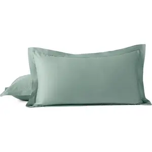 COYUCHI Cloud Soft Organic Cotton Sateen Pillow Sham - Sage