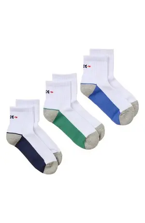 SUGARLOAF SOCIAL CLUB Assorted 3-pack Sleeve Ankle Socks - Multi