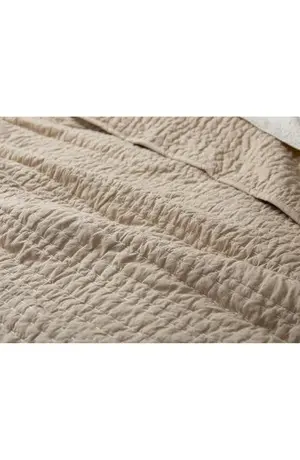 COYUCHI Channel Hand Stitched Organic Cotton Blanket