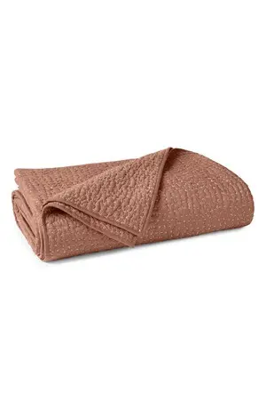 COYUCHI Pebbled Handstitched Organic Cotton Quilt