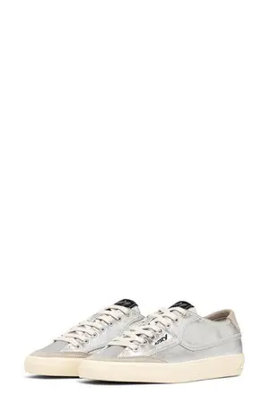 AUTRY Windscape Low Leather Sneaker Silver